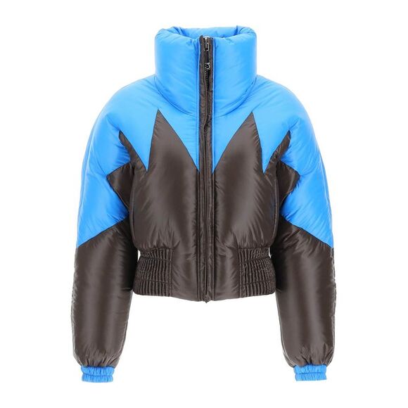 KHRISJOY | Jackets & Coats | Khrisjoy Puff Peak Cropped Puffer Jacket ...